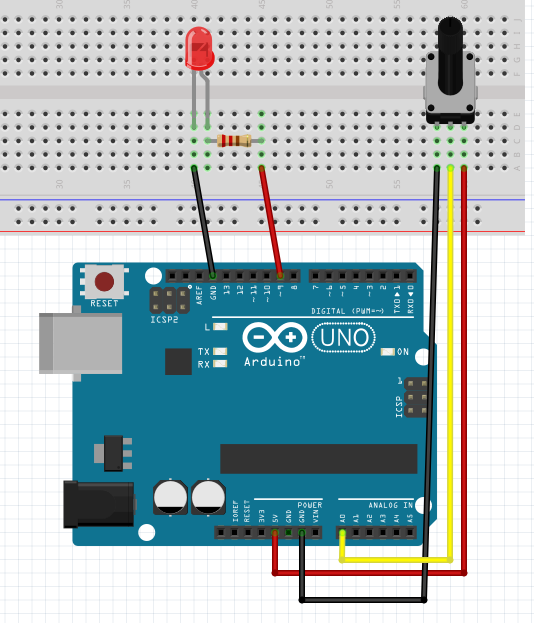 Ardublock 圖形化Arduino – 電位計 PWM 控制LED - CAVEDU教育團隊技術部落格